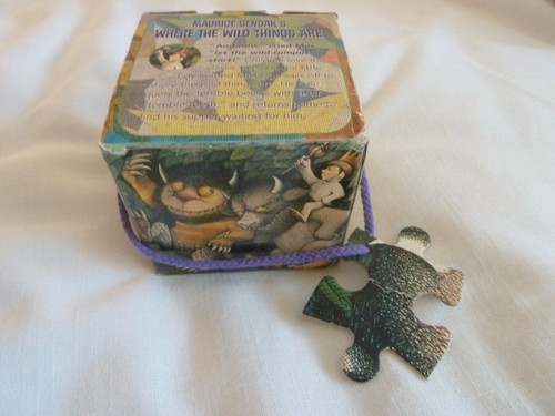 2001 "Where the Wild Things Are" 36pc 16 x16" Mudpuppy Puzzle in Cube ...