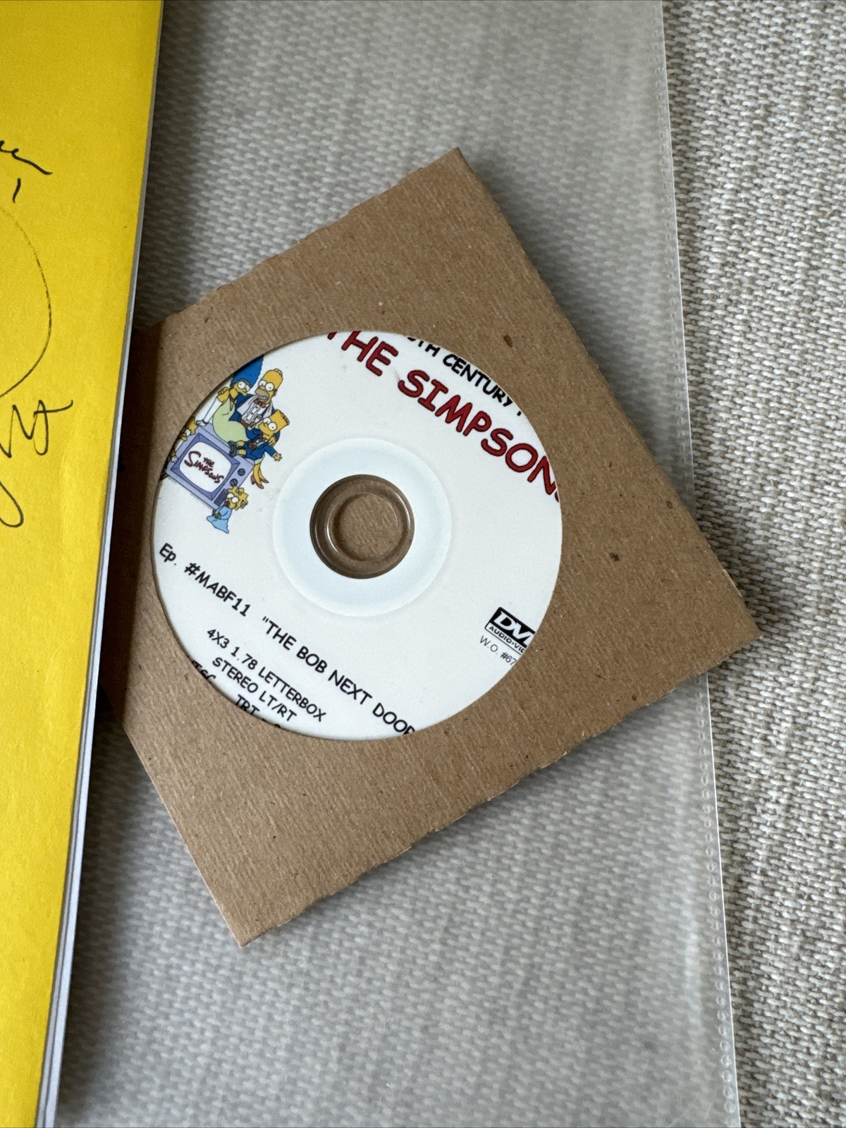 Signed SIMPSONS script - NANCY CARTWRIGHT, MATT GROENING, Hank Azaria ...