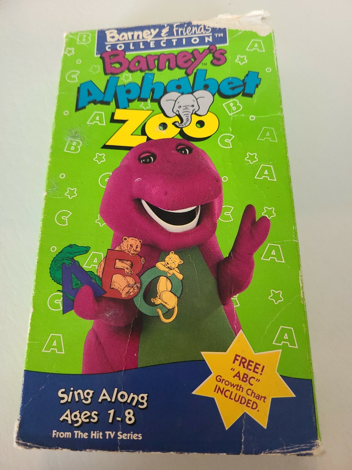 Barney - Barney's Alphabet Zoo Sing Along TV Series VHS Video ...