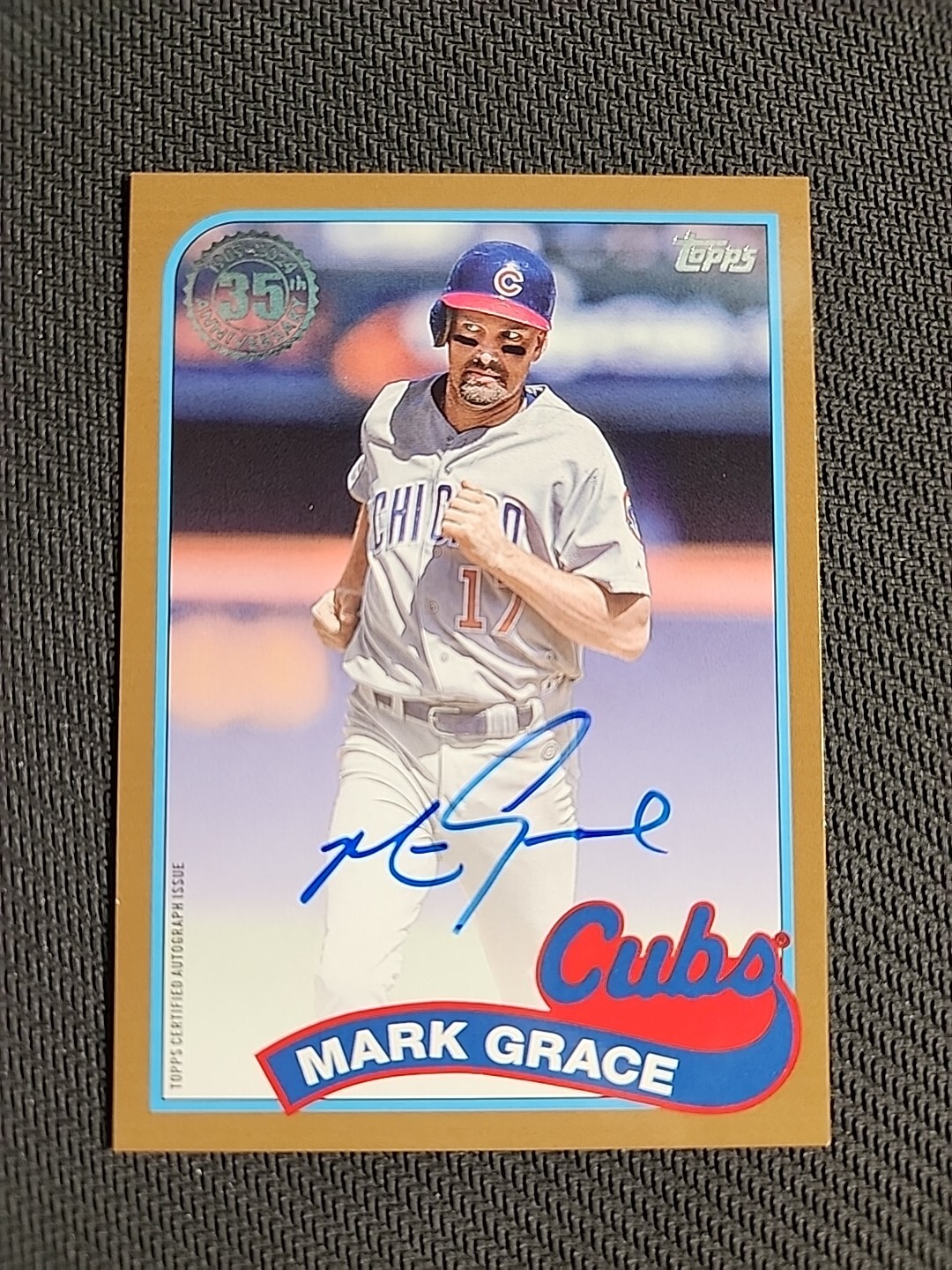 2024 Topps Series 2 MARK GRACE Auto "1989" #89BA-MG /50 Gold SP Chicago Cubs | eBay