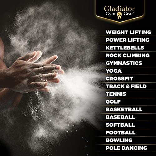 Gym Chalk with Refillable Chalk Ball | Ideal for Weightlifting Chalk ...