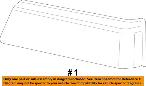 GM OEM 03-07 Avalanche 1500 Park Side Marker Lamps-ParkTurnSide ...