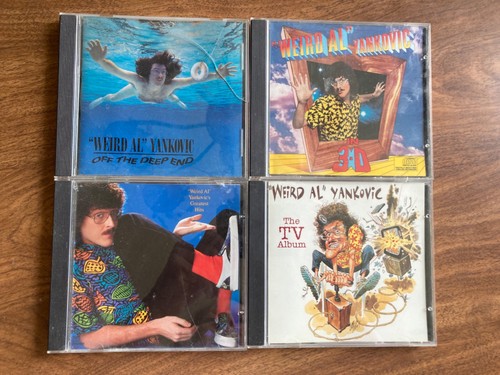 Weird Al Yankovic CD In 3-D, Off the Deep End, TV Album, Greatest Hits ...
