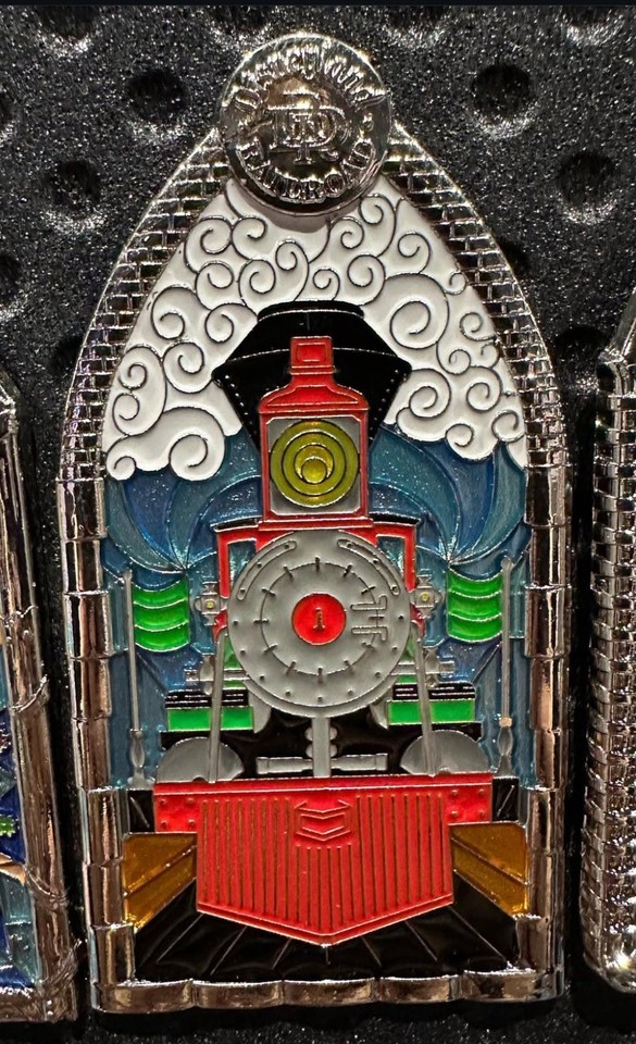Disney World Disneyland Windows Of Attraction Disneyland Railroad Pin ...