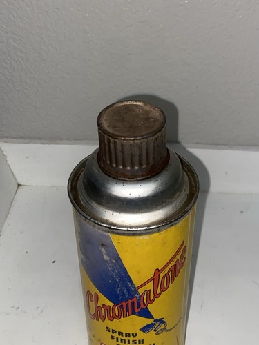 Vintage CHROMATONE Spray Finish Enamel Paint Can PALE GOLD Los Angeles ...