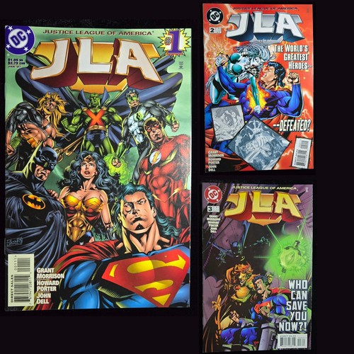 1997 JLA #1, 2, 3 Comic Book Run - DC Comics Grant Morrison & Howard ...