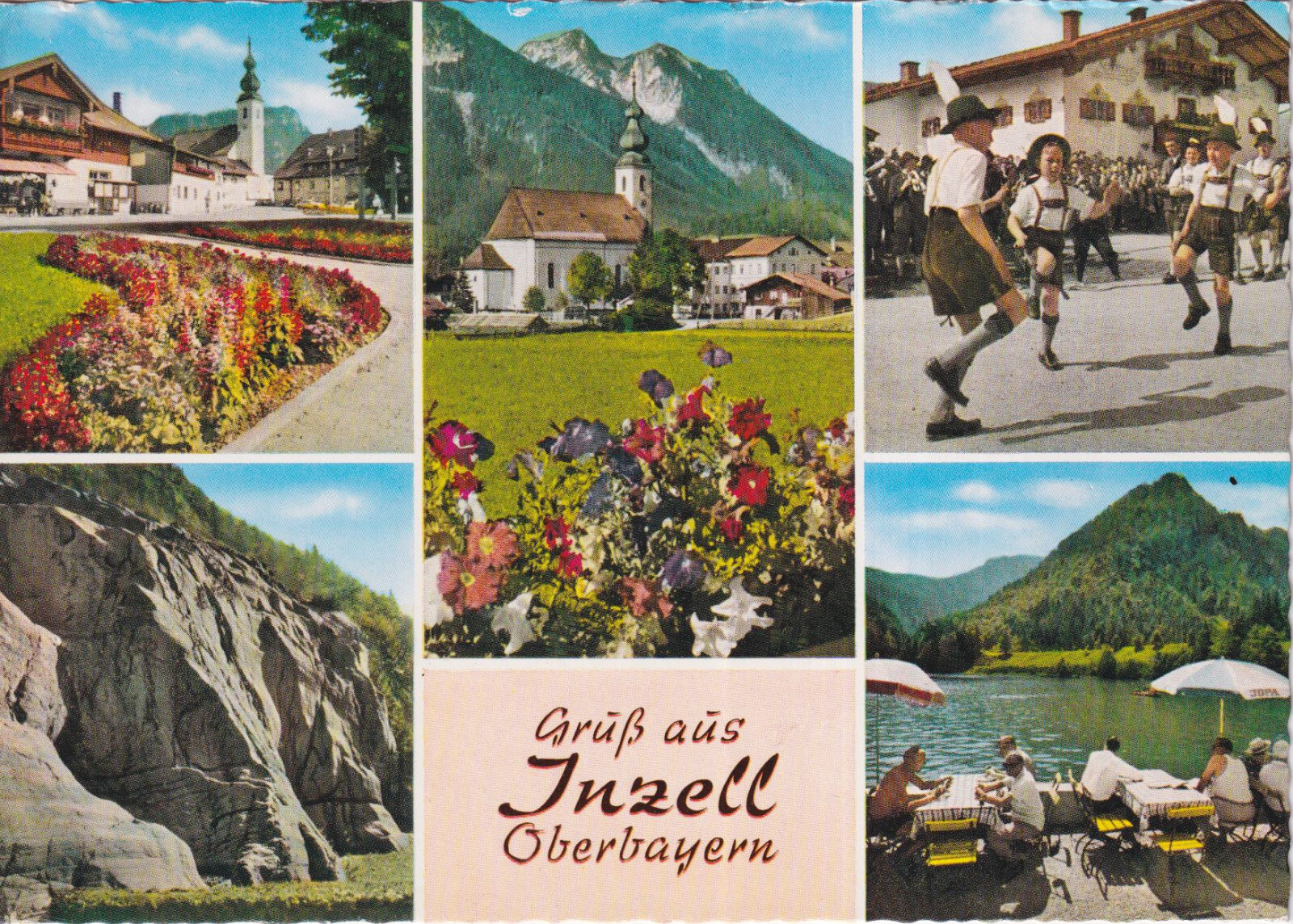 Alte Postkarte - Gruß aus Inzell Oberbayern | eBay