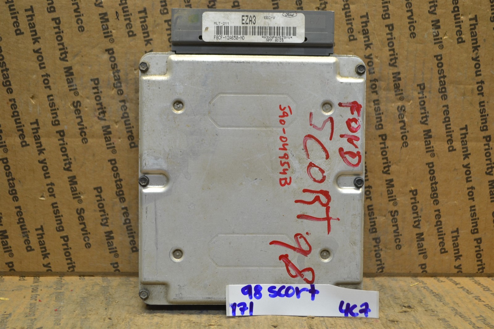 1998 Ford Escort Engine Control Unit ECU F8CF12A650ND Module 171-4C7 | eBay