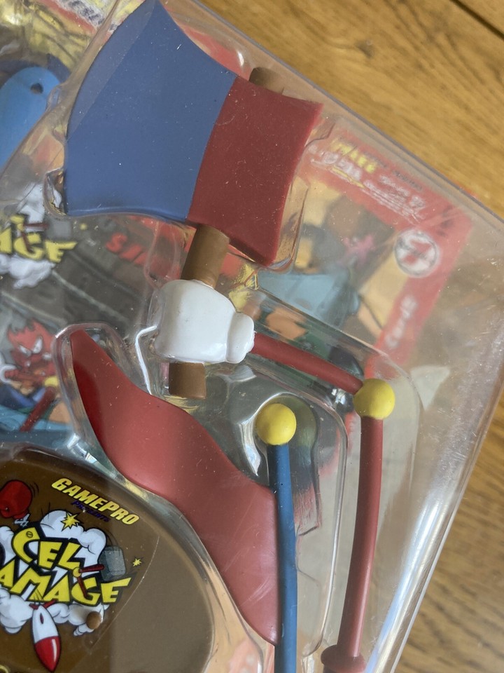 CEL Damage Series 1 - Sinder Action Figure - EA Games Game Pro - 2002 ...