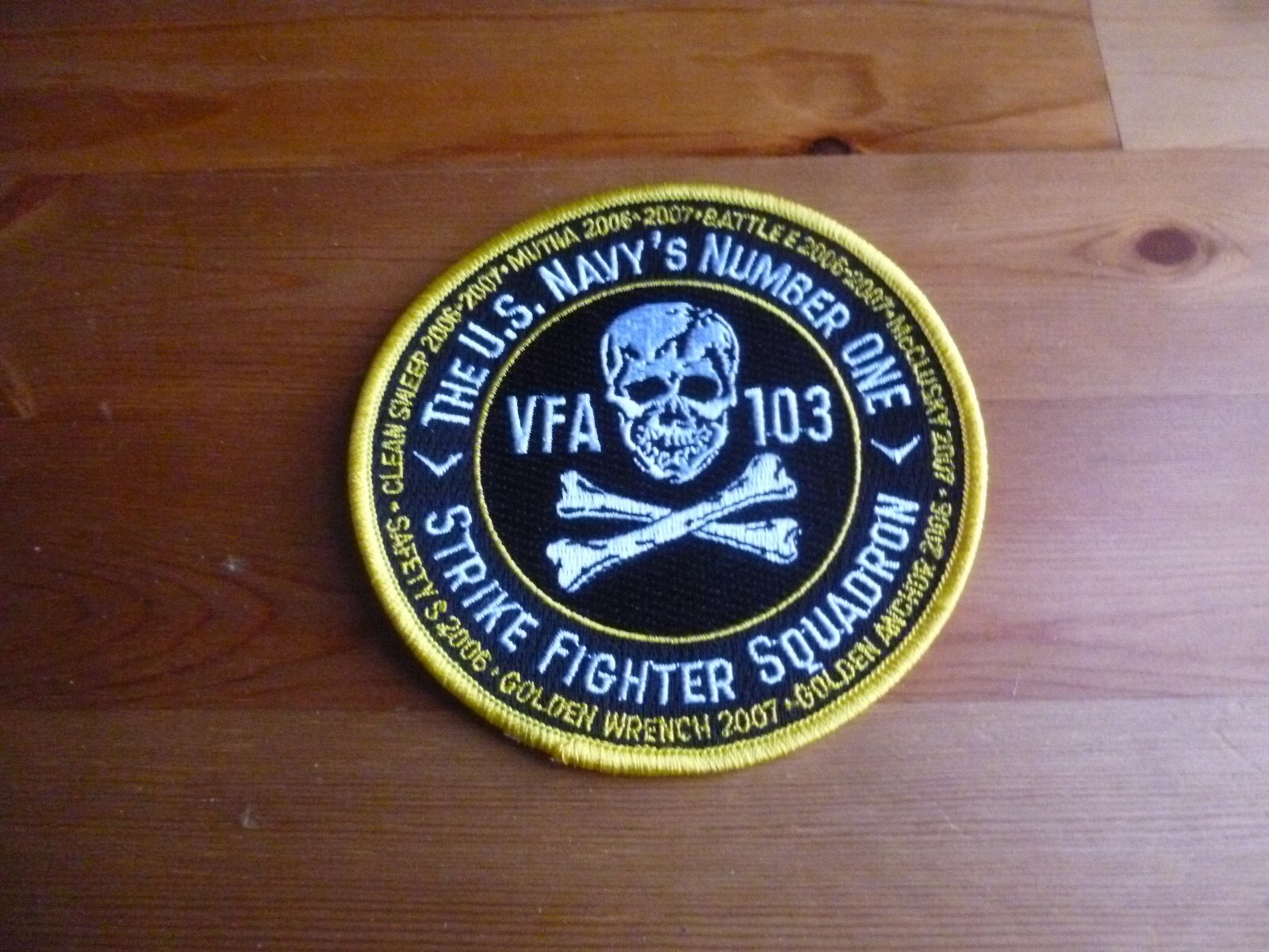 VFA-103 Jolly Rogers Patch N°1 Strike Fighter Mutha F/A-18F Super ...