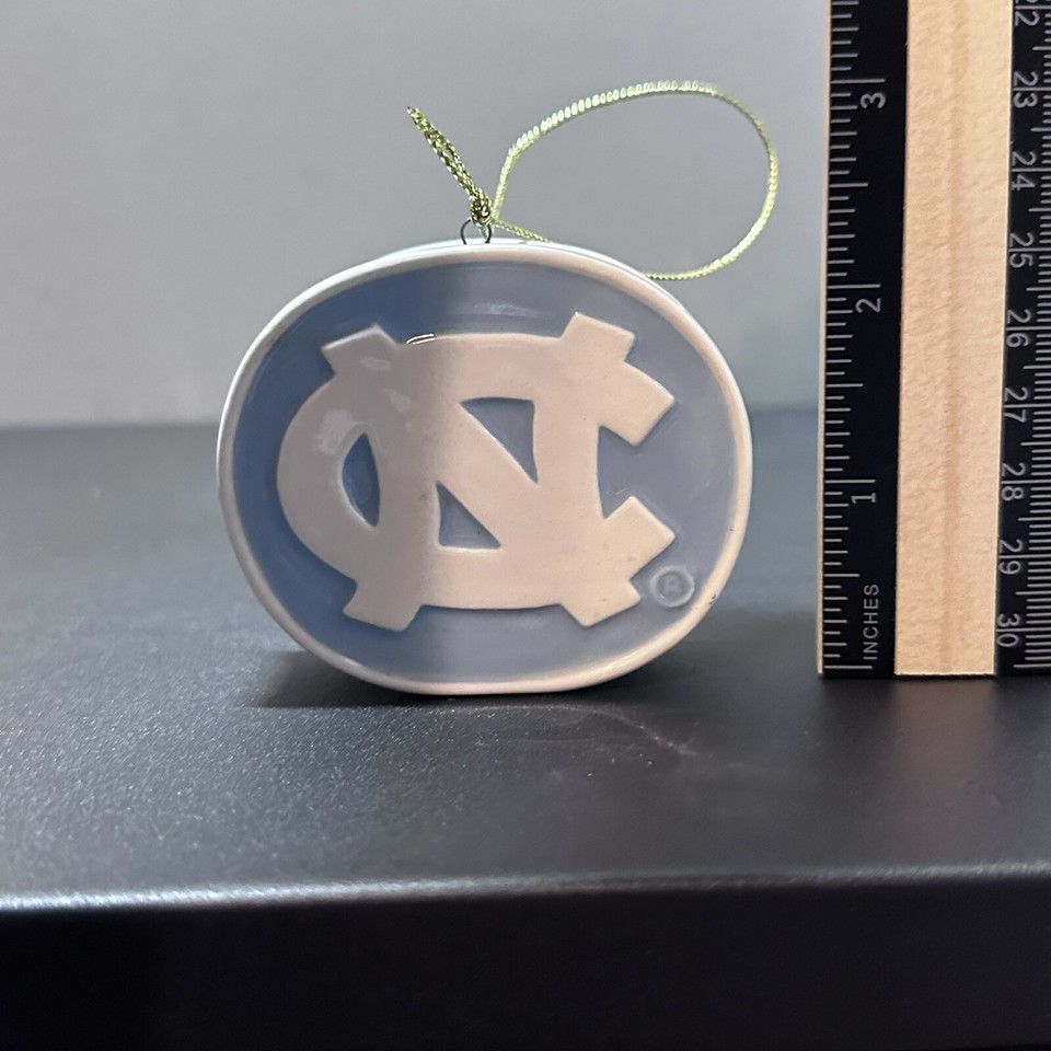 Unc Tar Heels Logo Ceramic Christmas Ornament | eBay