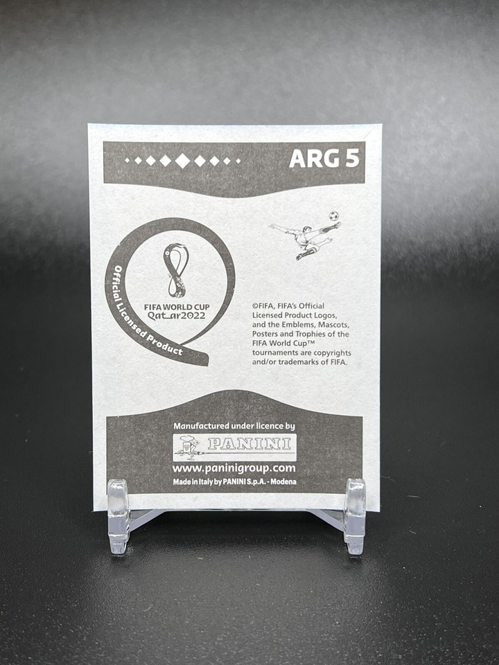 2022 Panini World Cup Marcos Acuna Argentina Blue Sticker Exclusive ARG ...