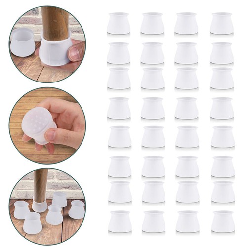 32 pcs Chair Leg Protectors, Bar stools table sofa leg tip pad Anti ...