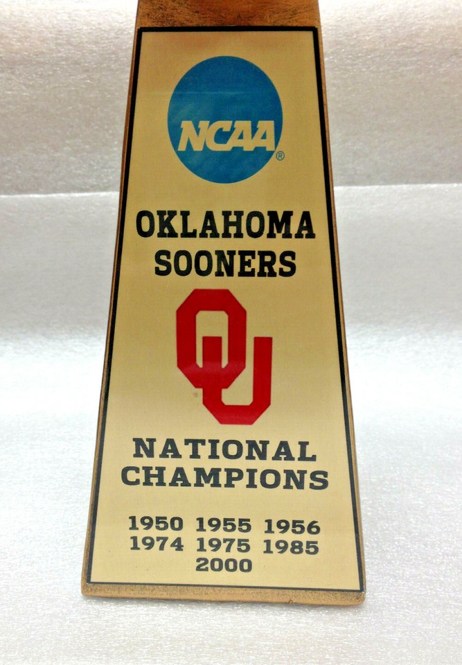 10" UNIVERSITY OF OKLAHOMA SOONERS NCAA NATIONAL CHAMPION FOOTBALL ...
