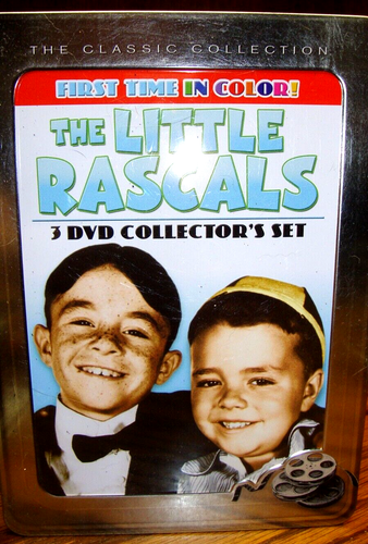 THE LITTLE RASCALS Classic Collection 3 DVD Set In Color w/Collector's ...