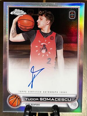2022-23 Topps Chrome Overtime Elite #CA-TS2 Tudor Somacescu RC Rookie ...