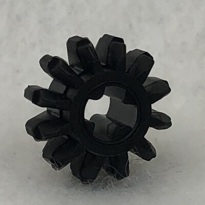 LEGO 32270 Black Technic, Gear 12 Tooth Double Bevel (x1) | eBay