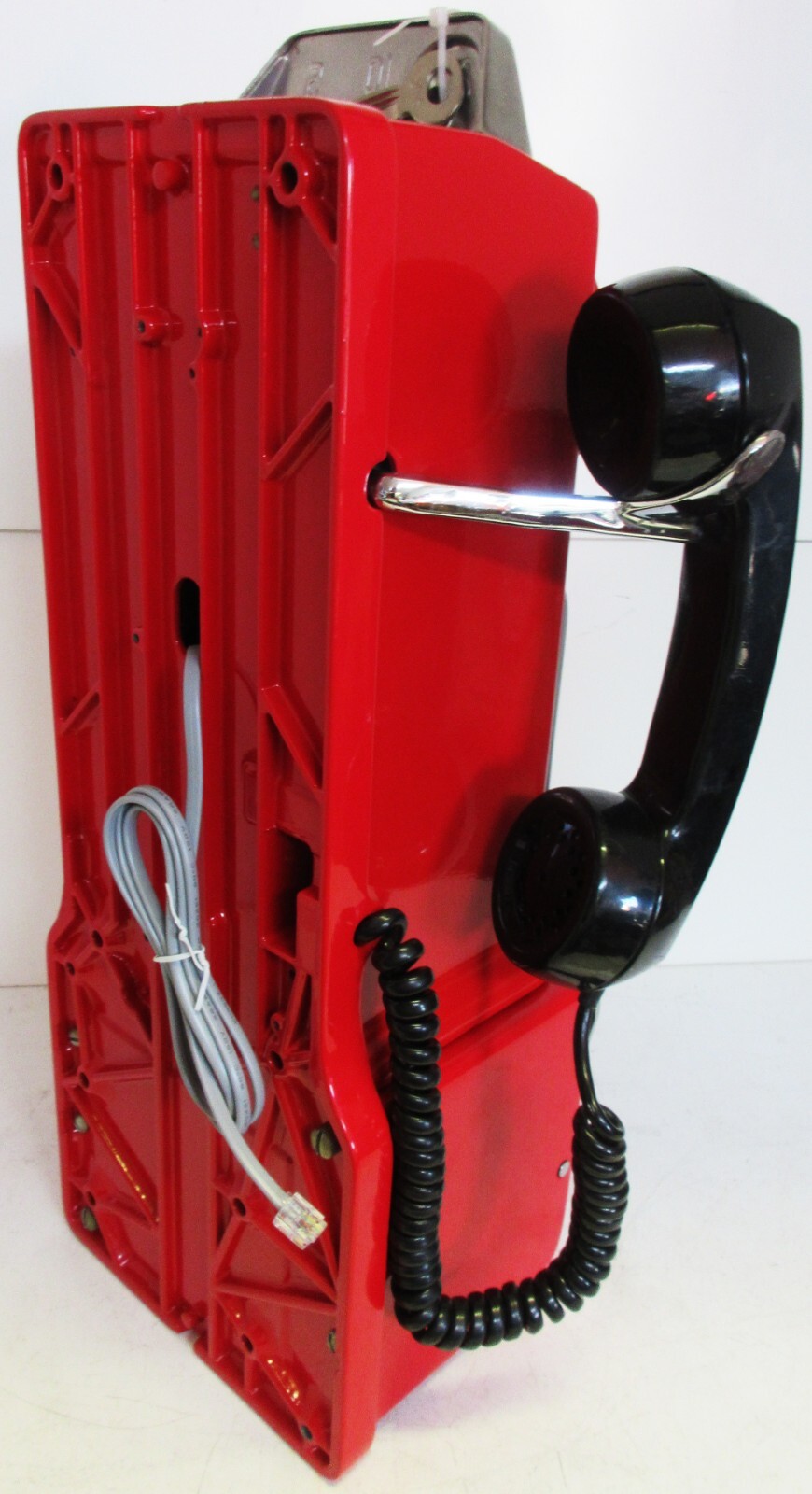 Automatic Electric Three Slot Red Pay Telephone 1950's Operational ...