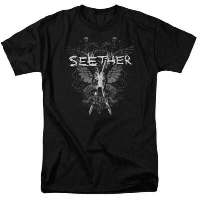 Seether Suffer T Shirt Licensed Rock N Roll Music Band Tee Black | eBay