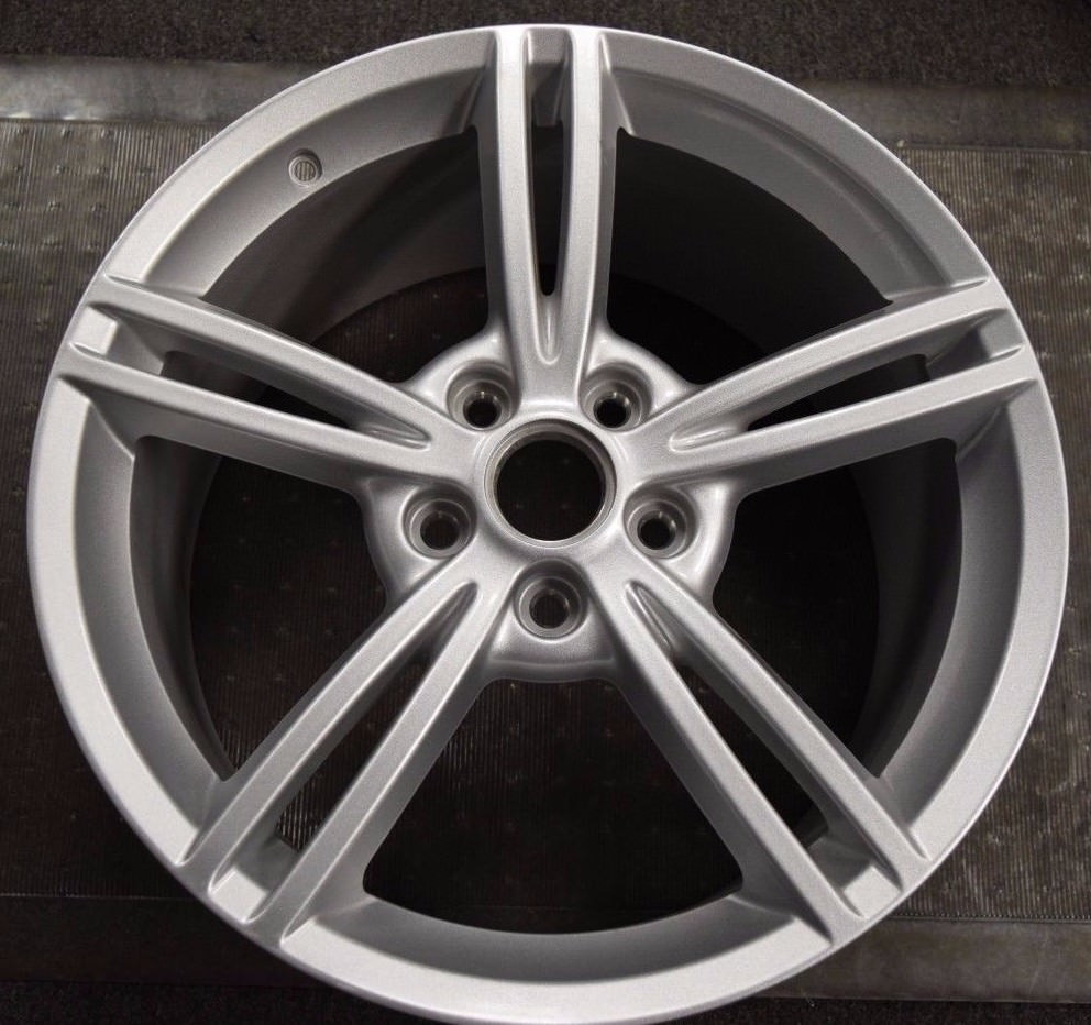 08 09 10 Corvette OEM Wheel Rim REAR Silver 19x10 9596784 09596785 QG6 ...