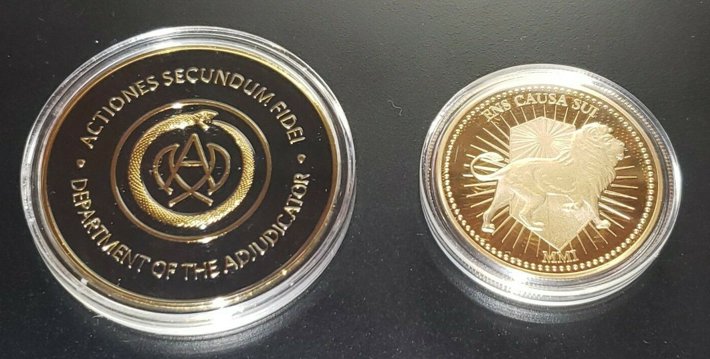 John Wick 3 Adjudicator Gold Coin High Quality Replica Movie Prop ...