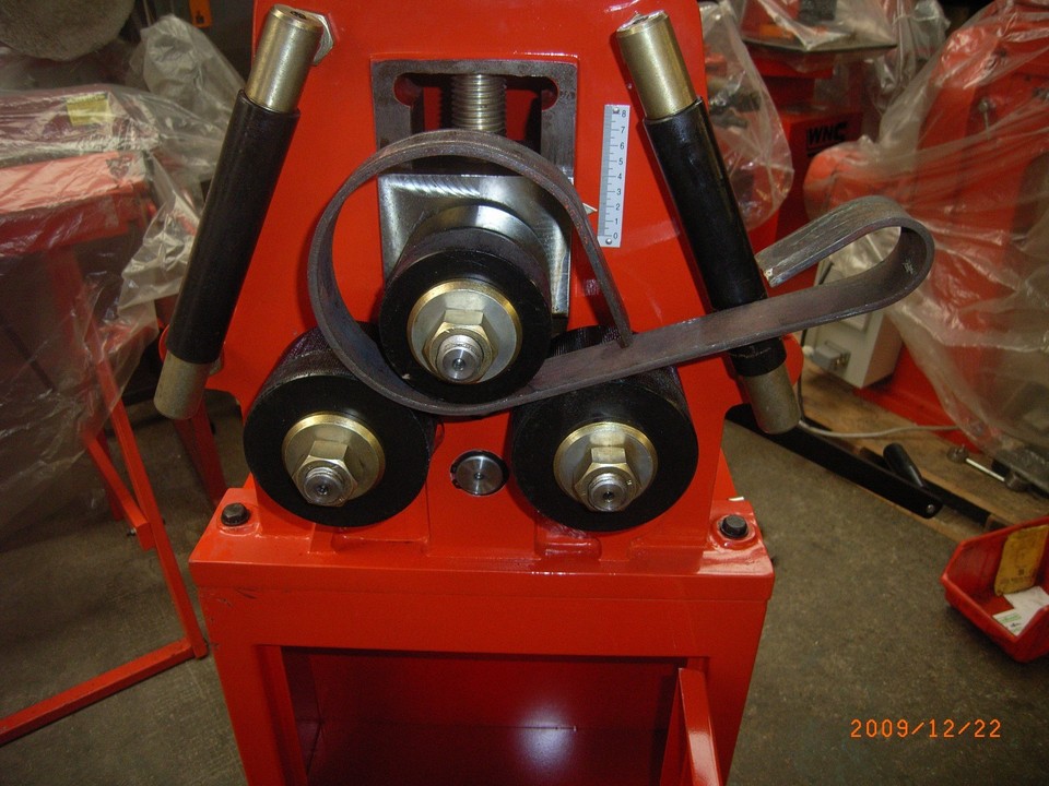 WNS Manual Ring Roller Bender Section Rollers Rolls 75mm Wide c/w 1 Set ...