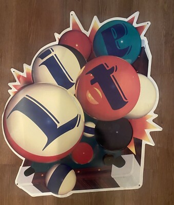 Vintage Miller Lite Beer Pool Balls Billiards Table Large Tin ...