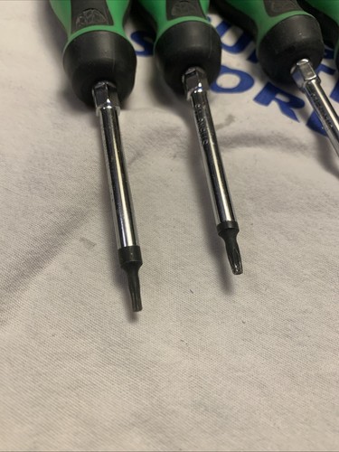 Mac Tools 4pc Torx Screwdriver Set Green Handles With Foam | eBay