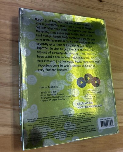Shonen Jump Naruto: Uncut Box Set 12 (3 Disc Box Set) Good Condition ...