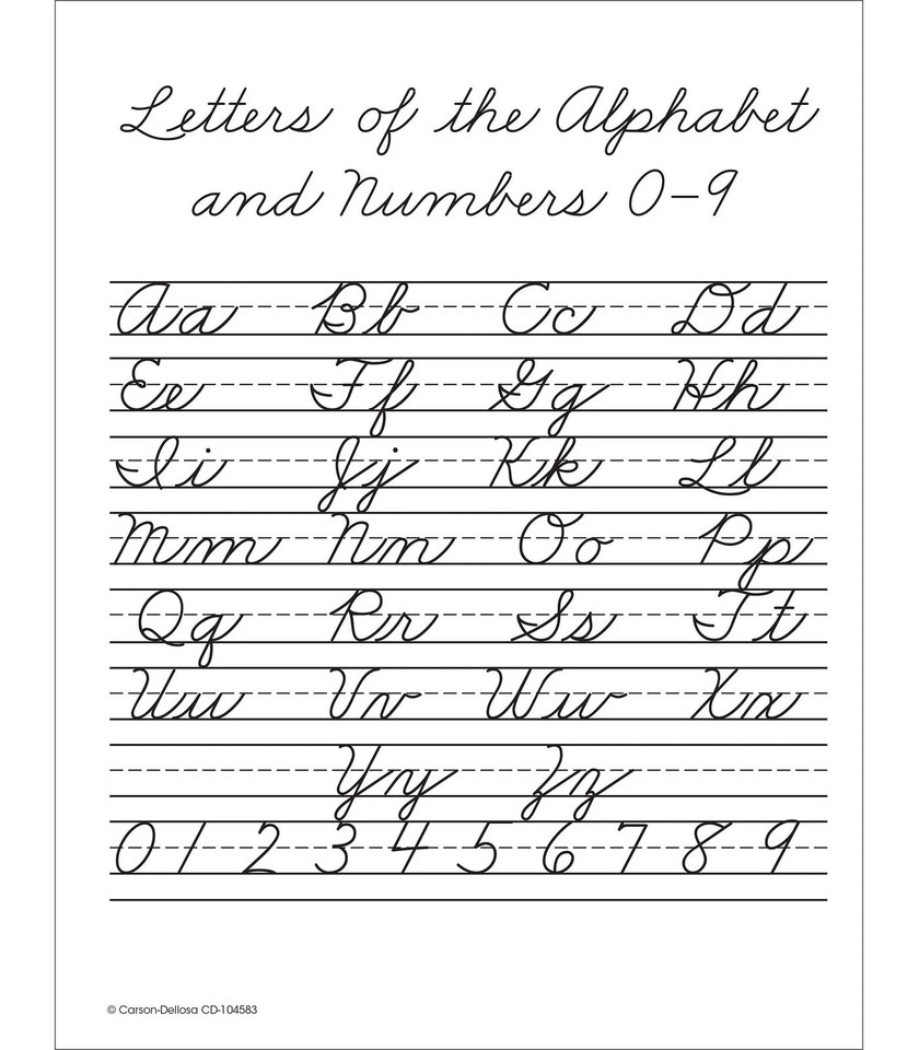 Beginning Traditional Cursive Handwriting Workbook for Kids ...