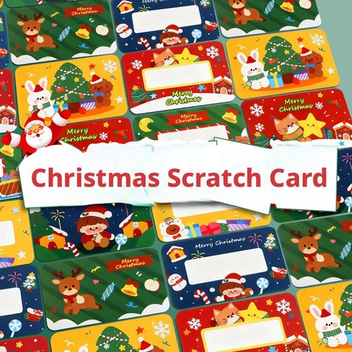 20pcs Christmas Scratch Cards: Creative DIY Rewards for Elementary ...