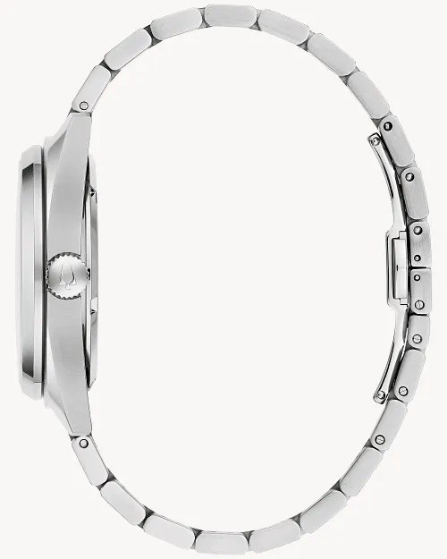 Bulova Men's Surveyor Silver Automatic Stainless Steel Watch 41MM ...