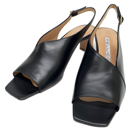 PELLICO [Brand new, unused] SILVER 6401 Linea calf slingback square toe sand... | eBay