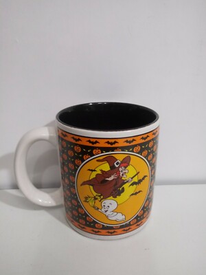Casper The Friendly Ghost Halloween Coffee Mug Harvey Publications 1986 ...