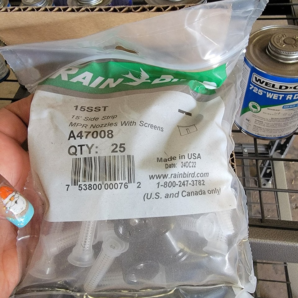 Rain bird 15SST 15' side strip MPR Nozzels with Screens QTY: 25 | eBay