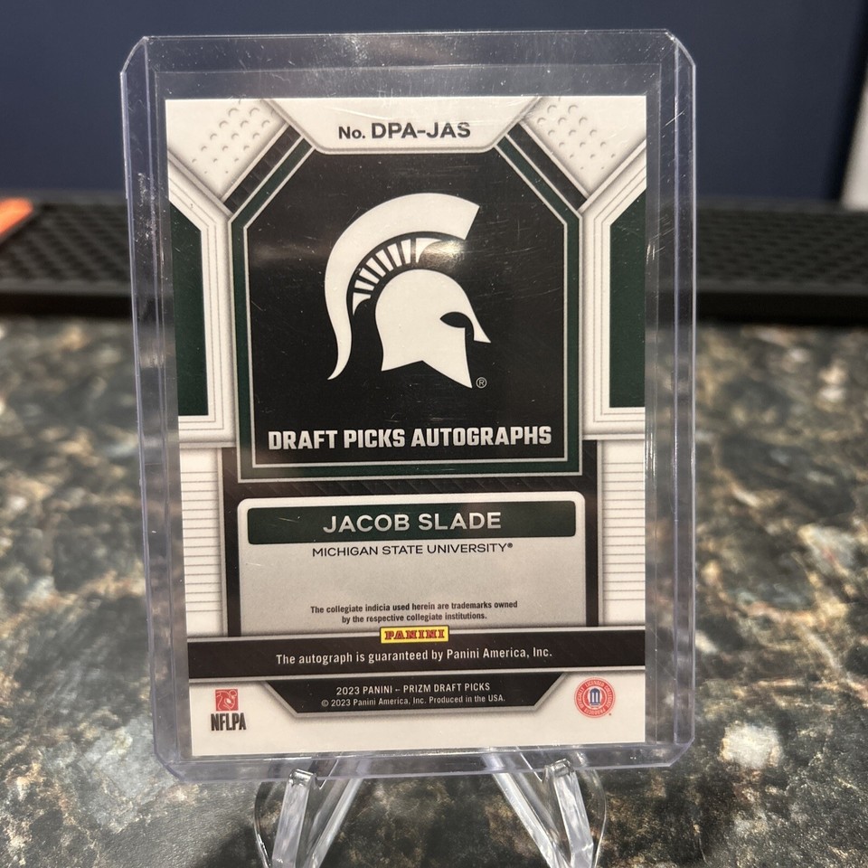 Jacob Slade 2023 Prizm Draft Picks Silver Prizm Rookie auto Cardinals ...
