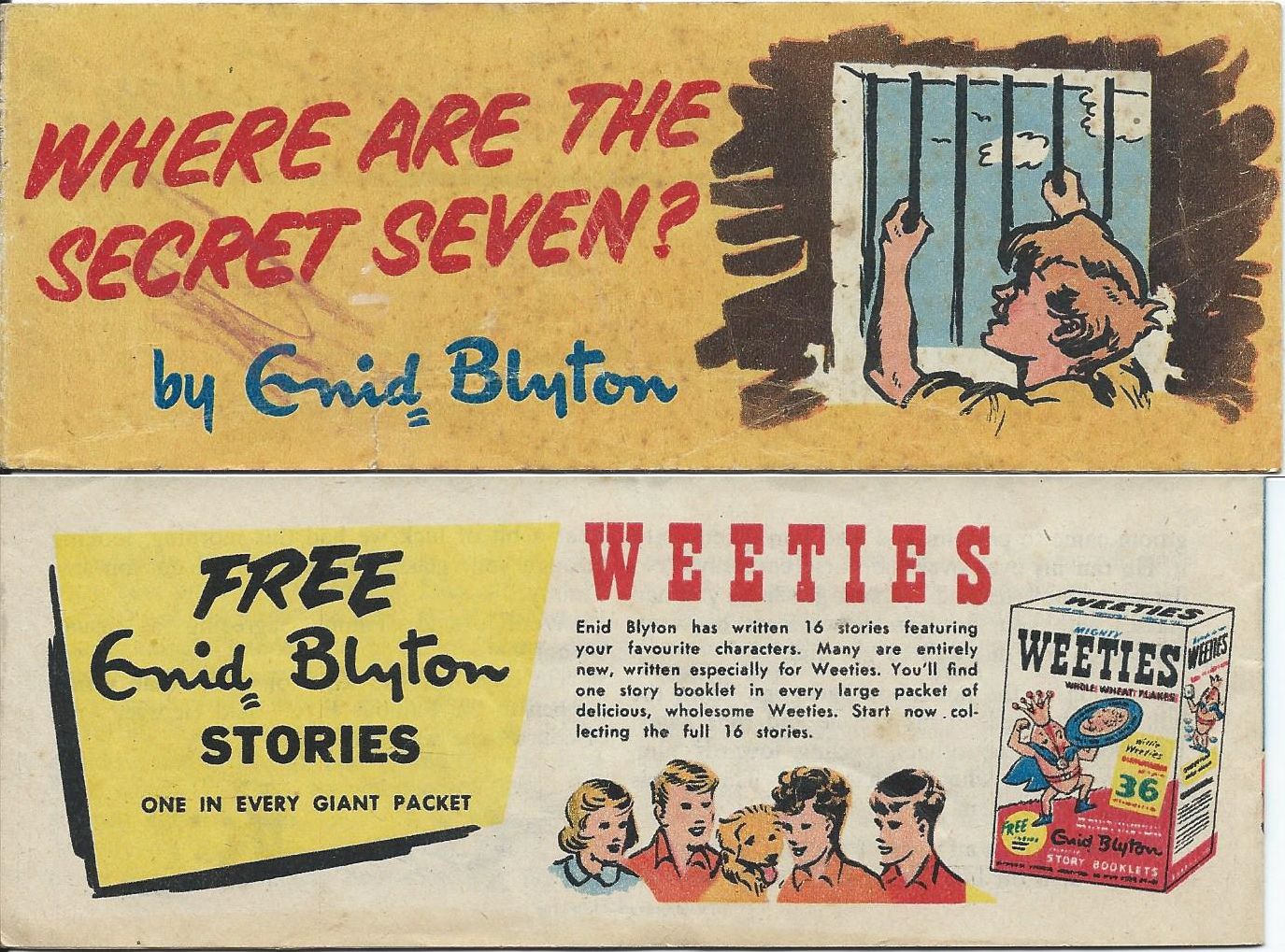 WEETIES AUSTRALIA CEREAL GIVEAWAY PROMO ENID BLYTON WHERE ARE THE ...