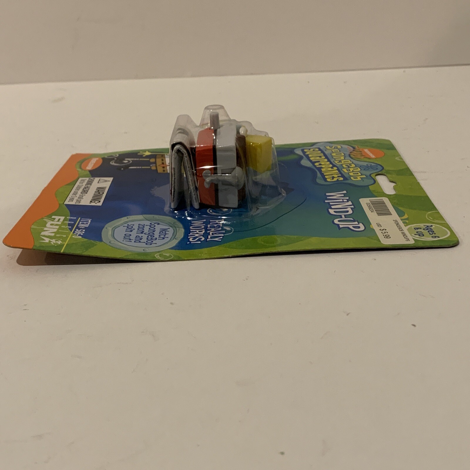 SpongeBob SquarePants Wind Up Speed Boat Basic Fun 2002 New MOC | eBay