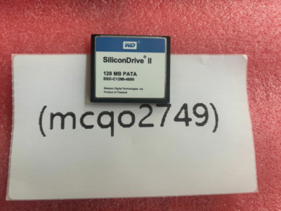 WD SILICONDRIVE II 128MB CF cards PATA compact flash SSD-C12MI-4600 | eBay