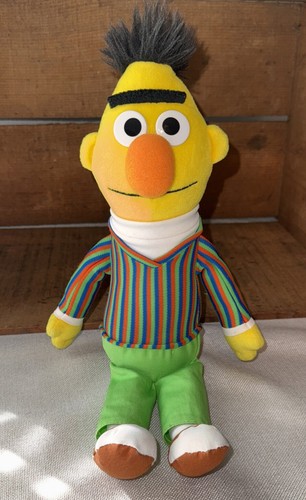 VTG Gund 2002 Sesame Street Bert Muppet Beanie Butt Soft Toy Plush 16 ...