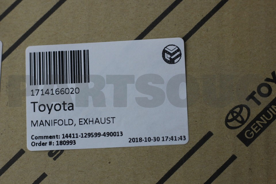 1714166020 Genuine Toyota MANIFOLD, EXHAUST 17141-66020 | eBay