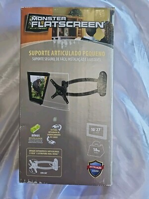 monster flatscreen small articulating mount (10" - 27") Open Box | eBay