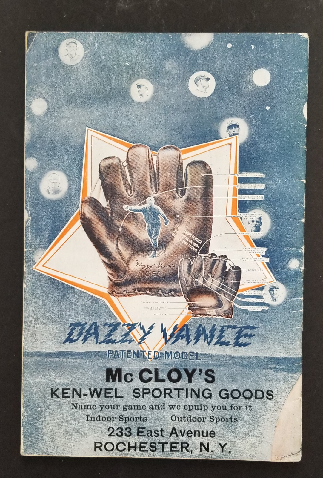 1925 Ken-Wel Sporting Goods catalog Baseball - Ruth, Cobb, Vance | eBay