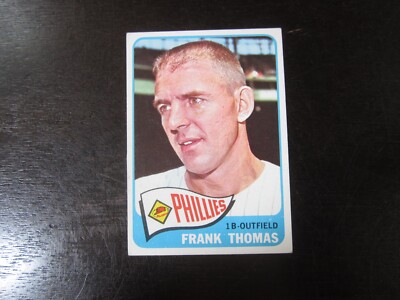 1965 Topps # 123 Frank Thomas Card Philadelphia Phillies | eBay