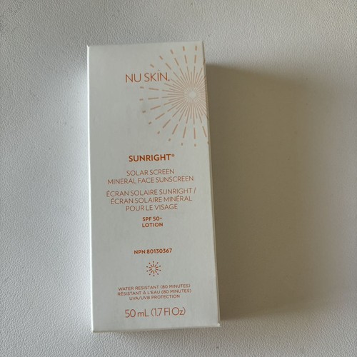 2 NuSkin Sunright Solar Screen Mineral Face Sunscreen SPF 50+++++# 140 ...
