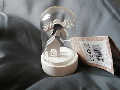Reindeer Mini Dome Light up Xmas Decoration Design 9cm | eBay UK