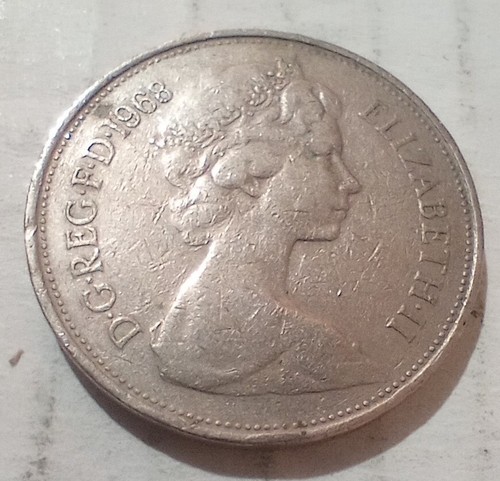 10 New Pence 1968 GB UK Coin British Penny Decimal Elizabeth Lion | eBay