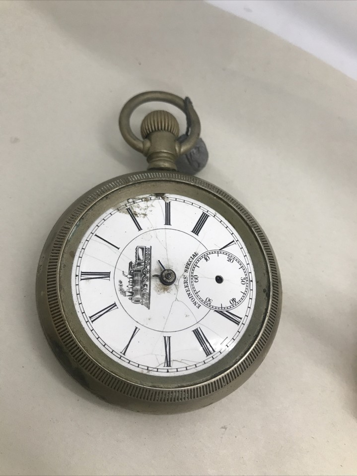 ANTIQUE DOUBLE HUNTER POCKET WATCH ~ Engineer's SPECIAL Corona Special ...