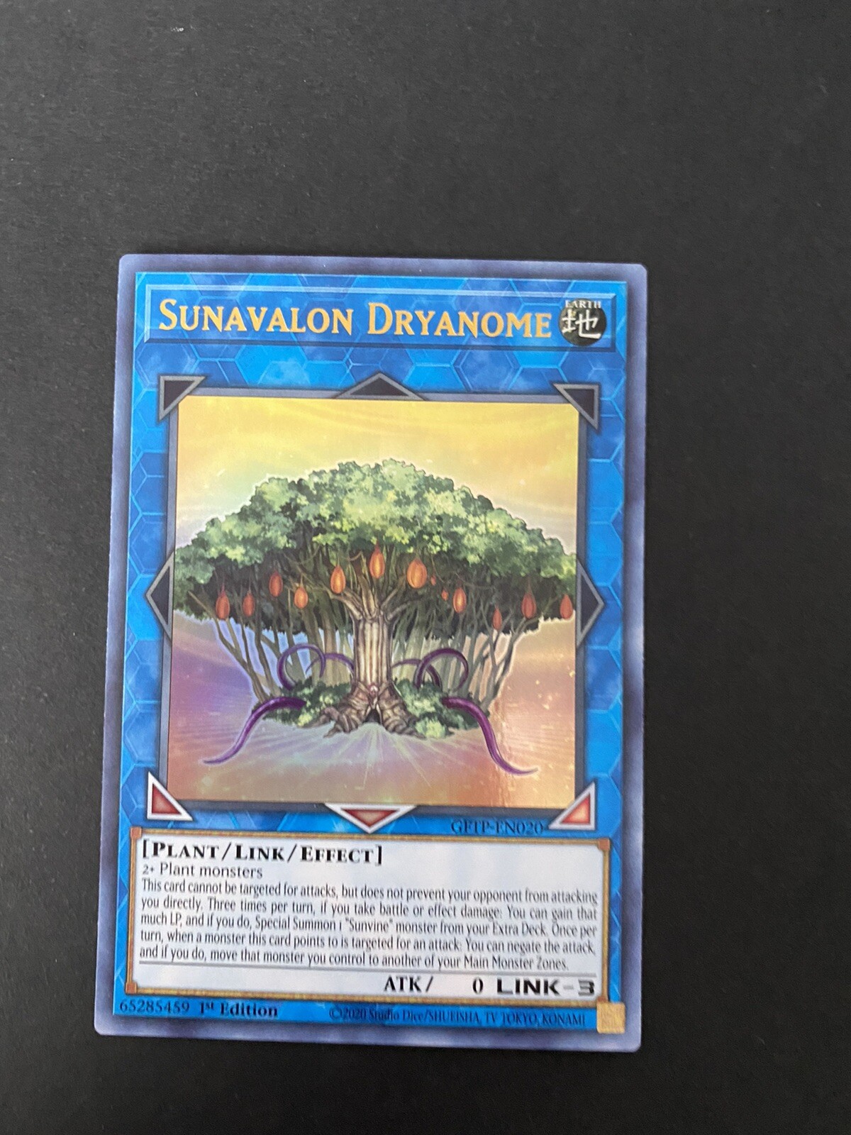 Sunavalon Dryanome - GFTP-EN020 - Ultra Rare - 1st Edition | eBay