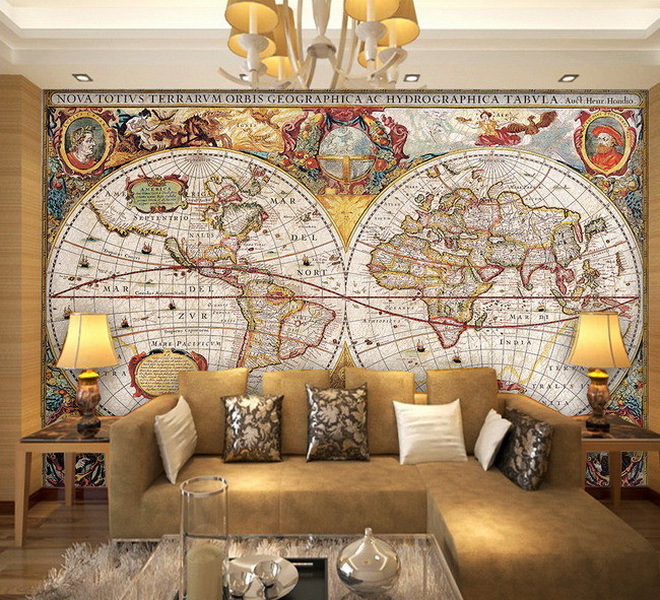 Map Wallpaper Home